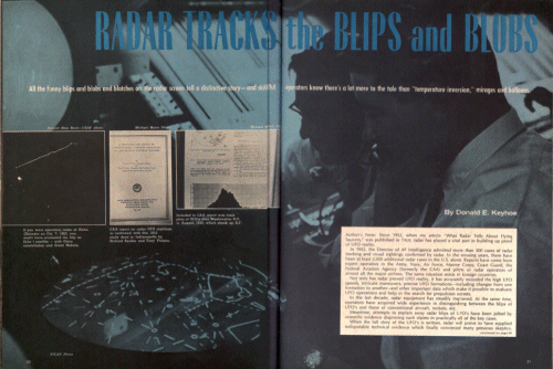 Radar Tracks the Blips and Blobs by Maj. Donald Keyhoe